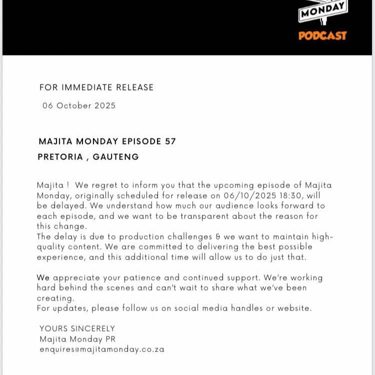 Post from Majita Monday