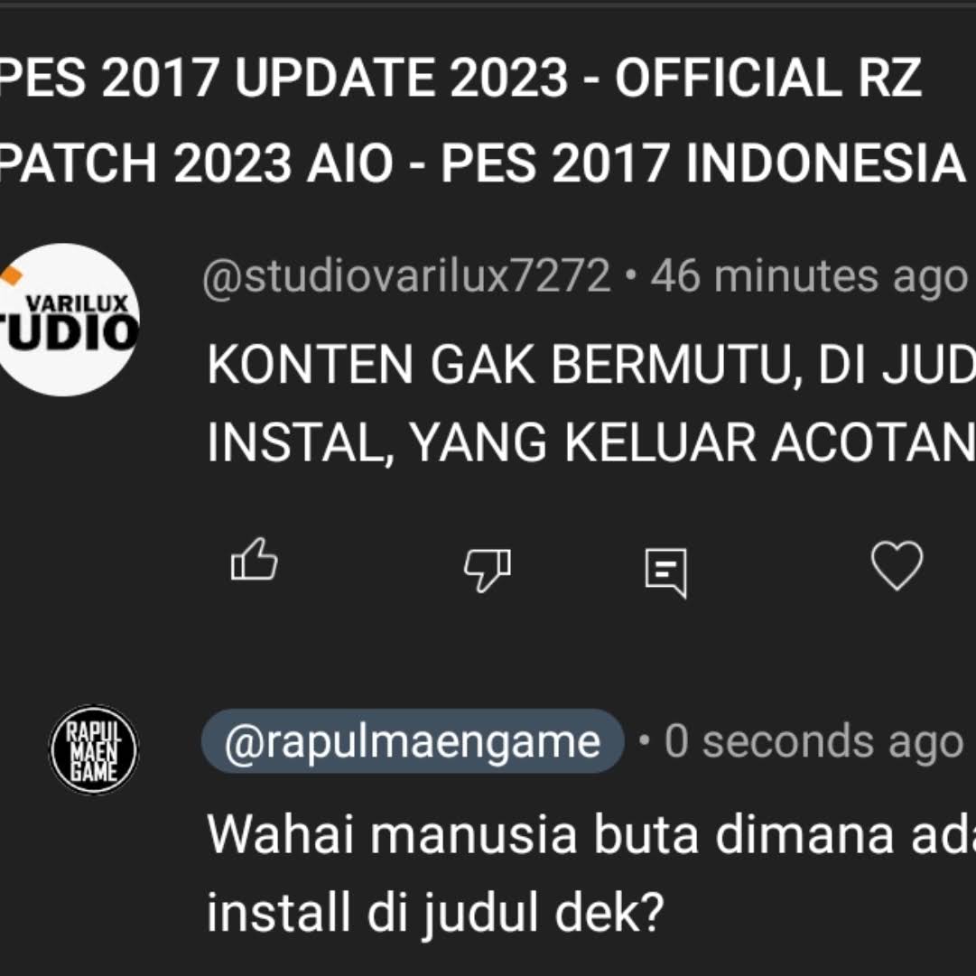 Post from Rapul Maen Game