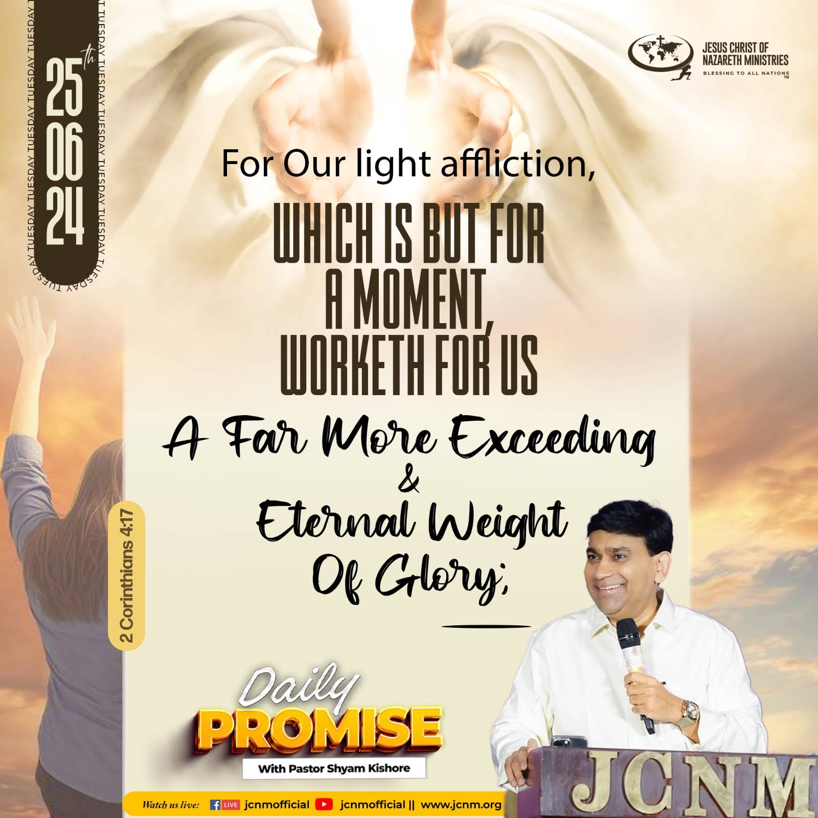 Post from Jesus Christ of Nazareth Ministries - JCNM