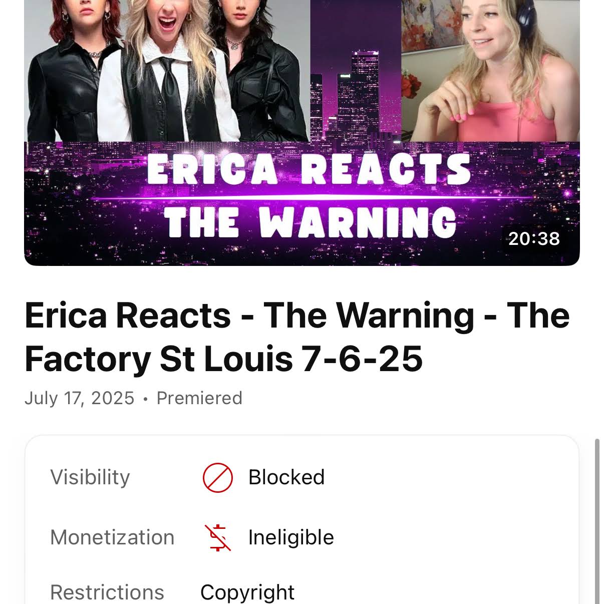 Post from Erica Reacts - Erica Retro Gaming & Music