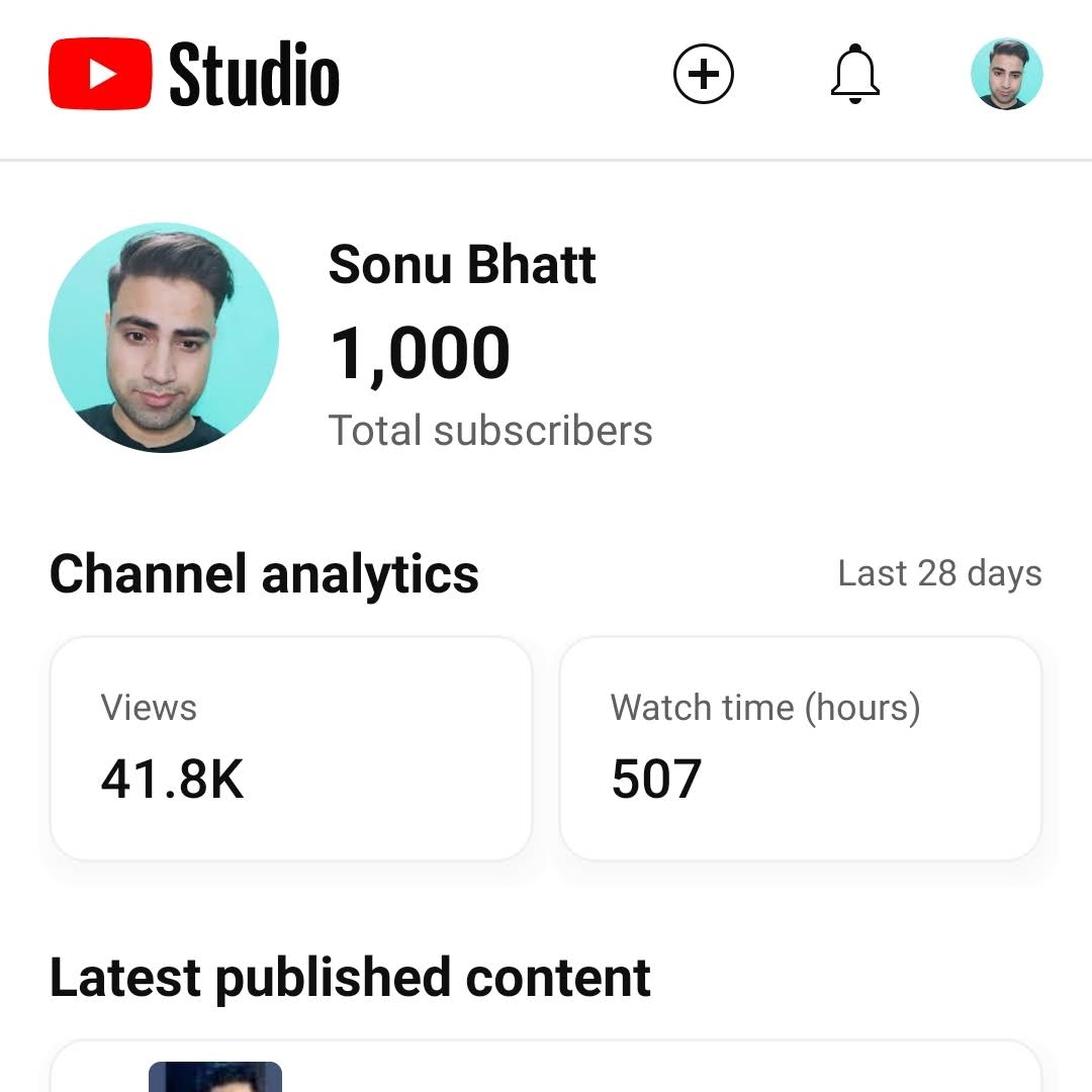 Post from Sonu Bhatt