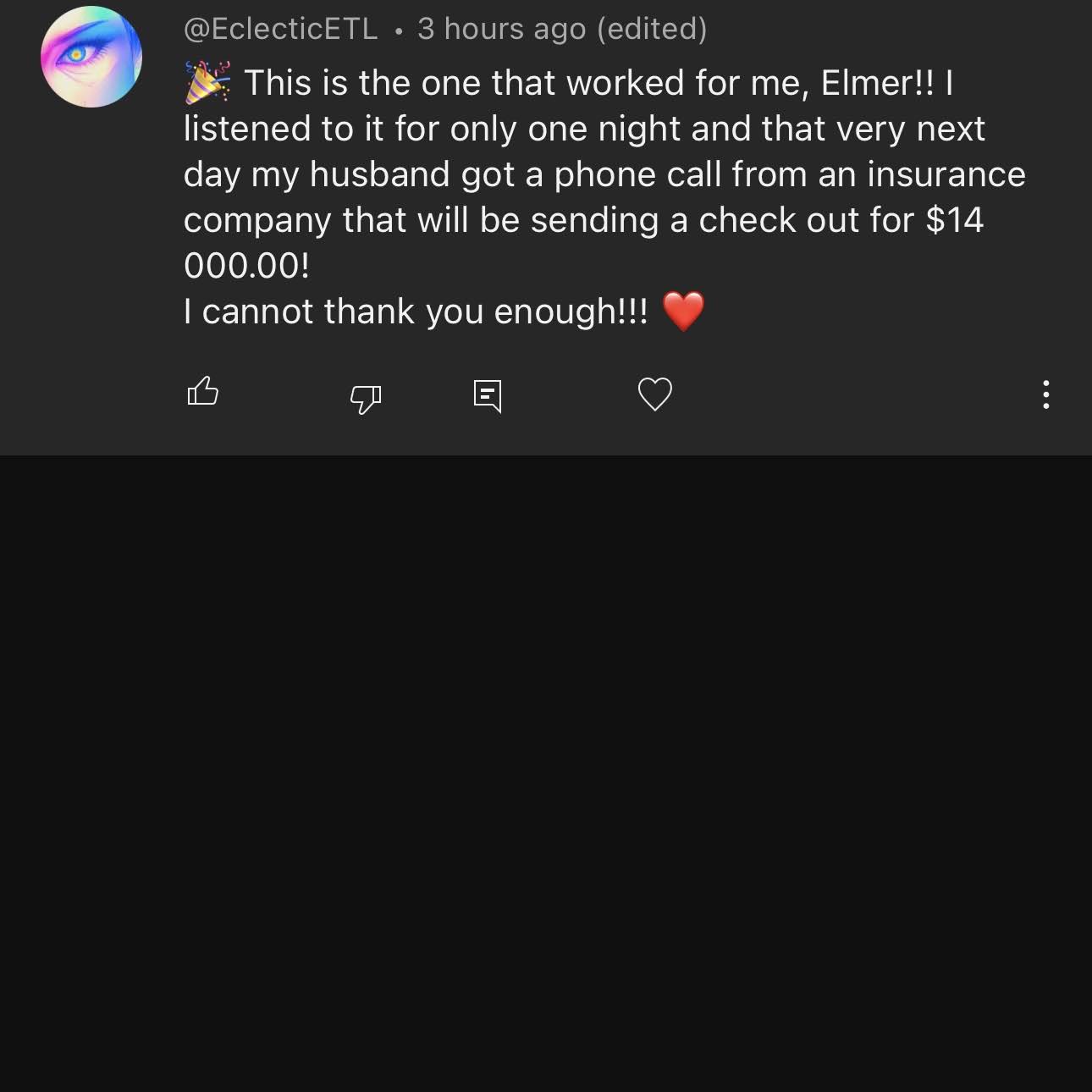 Post from Elmer O. Locker jr