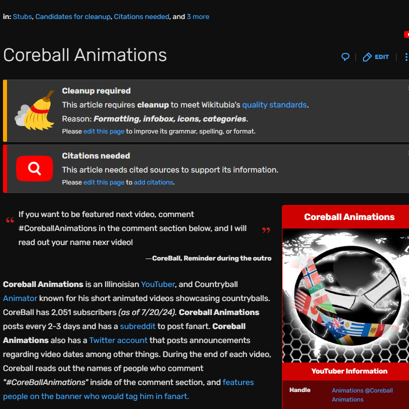Post from CoreBall Animations