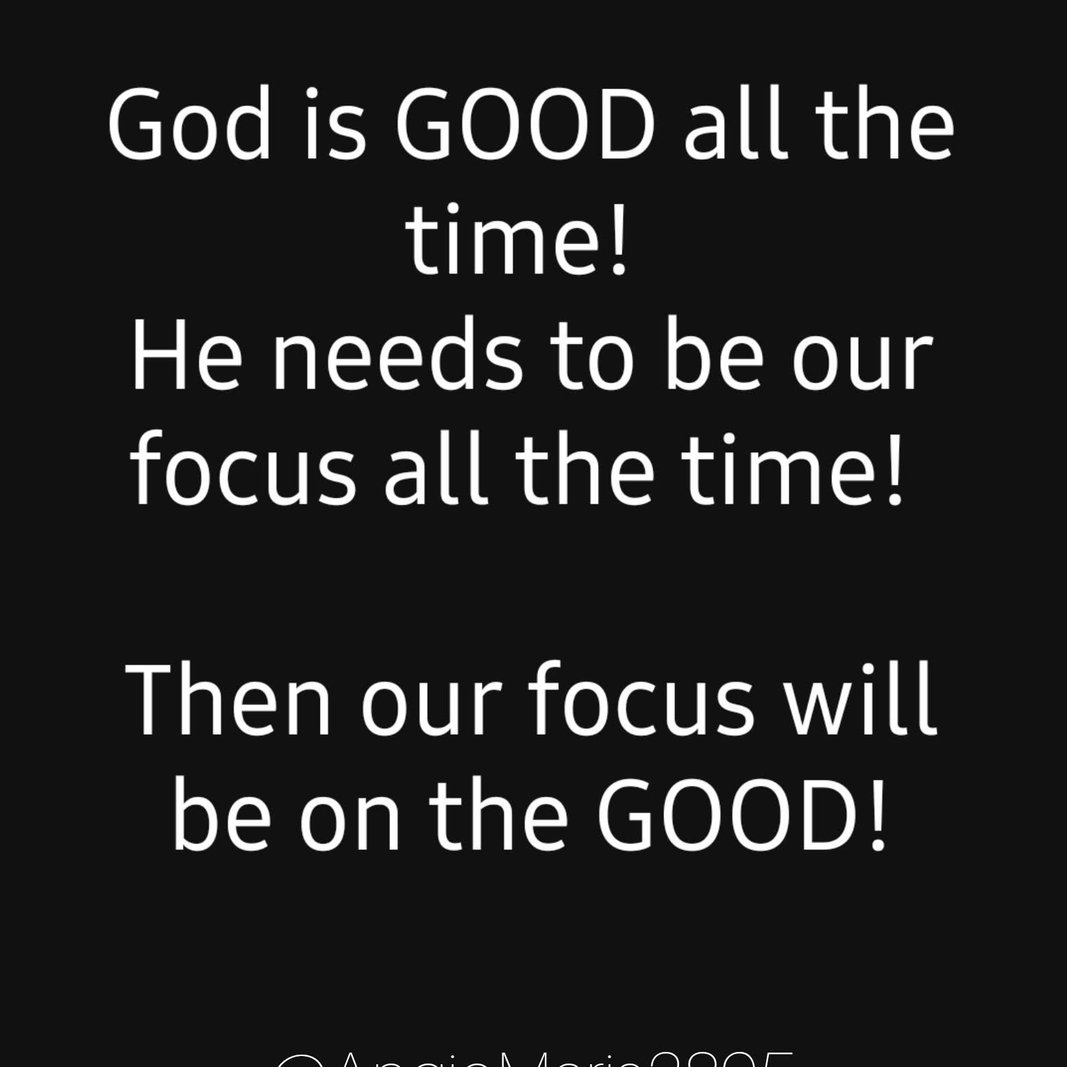 Post from Angie Maris (Father's Ministry)