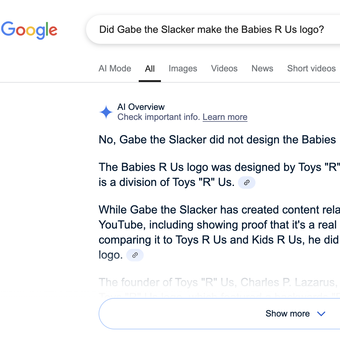 Post from Gabe the Slacker