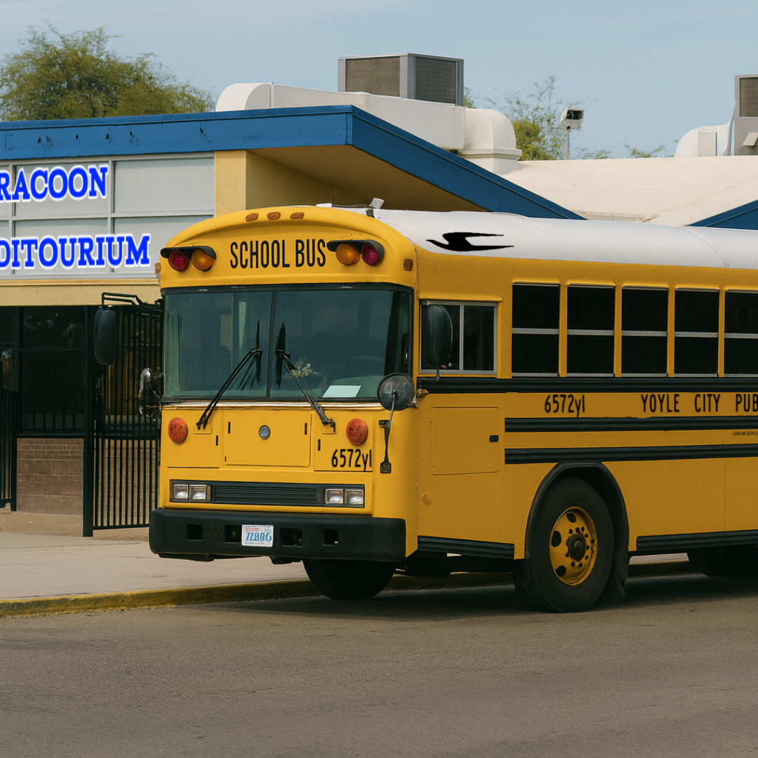 Post from LAUSD bus 7562u (BLUEBIRD A3RE CNG)