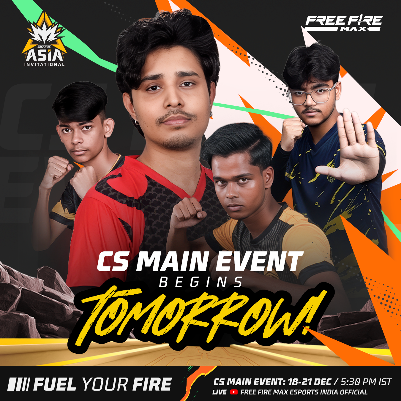 Post from Free Fire MAX Esports India Official