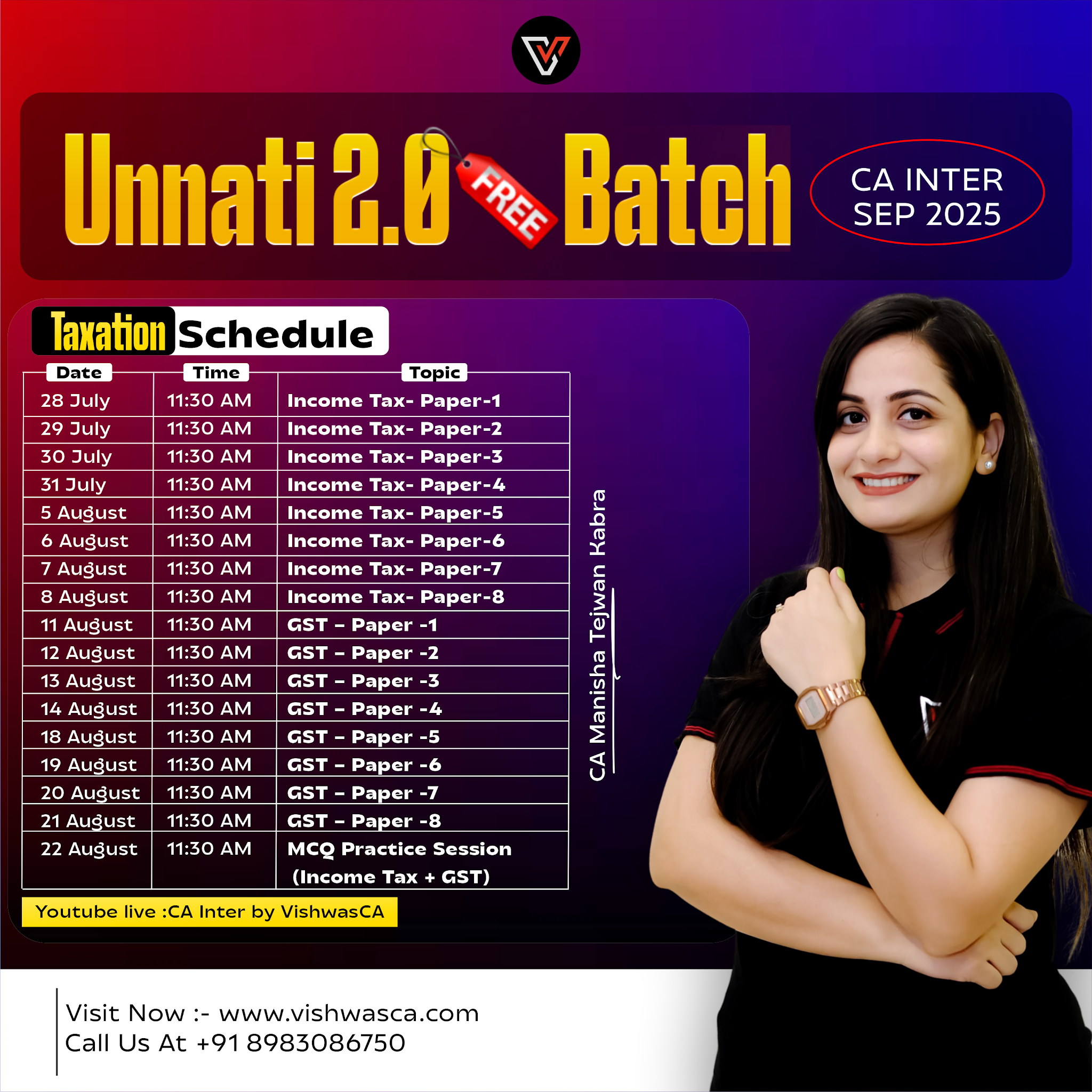 Post from CA Inter by VishwasCA