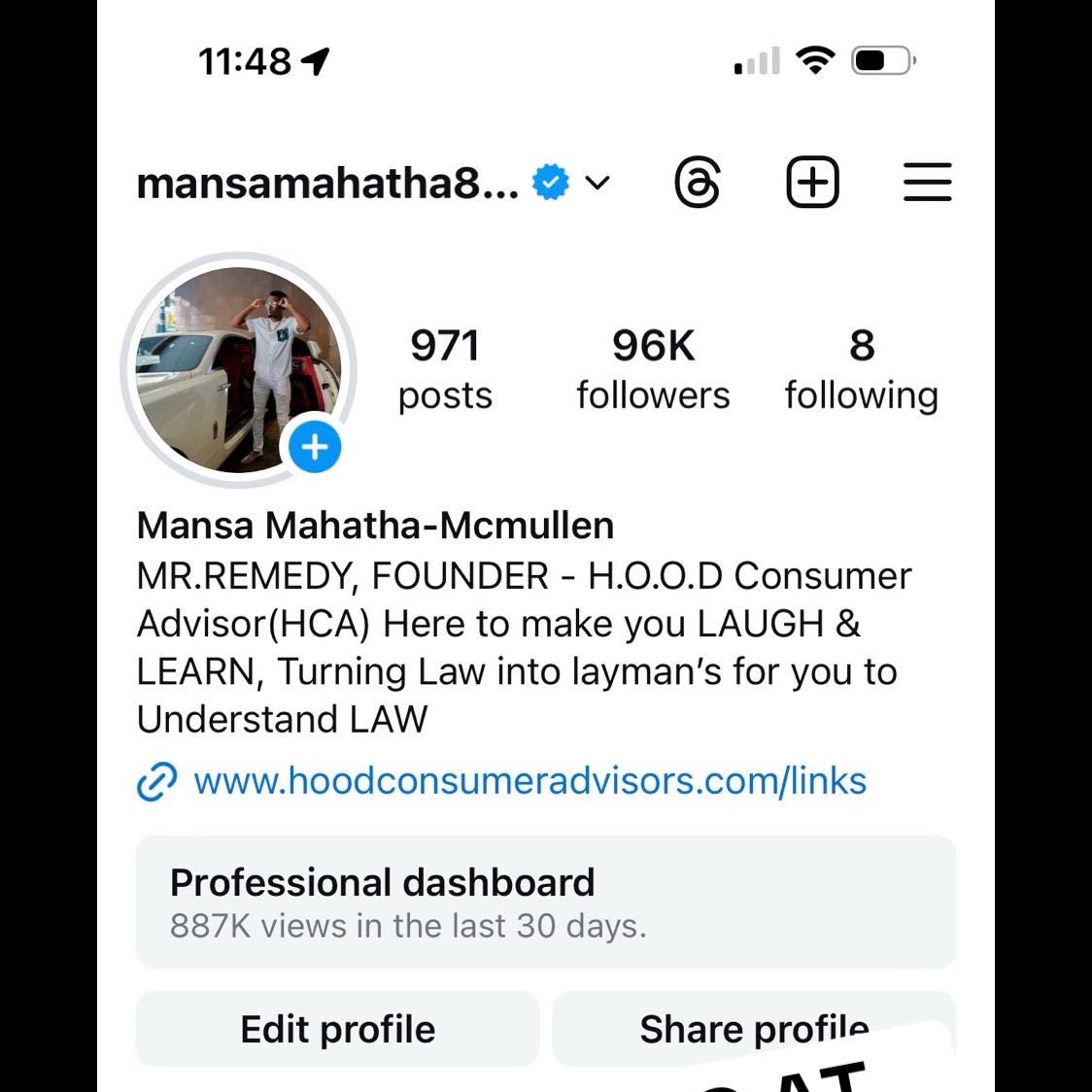 Post from Mansa Mahatha