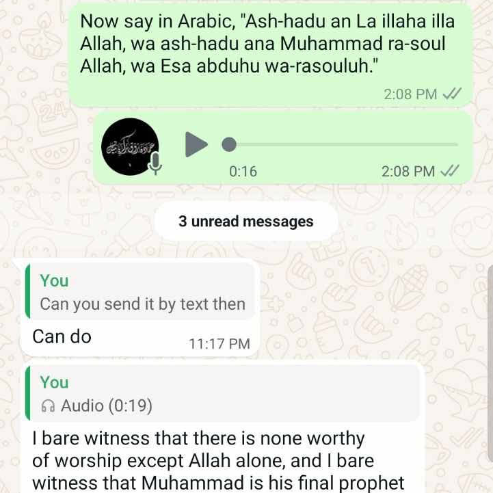 Post from One True Message Foundation