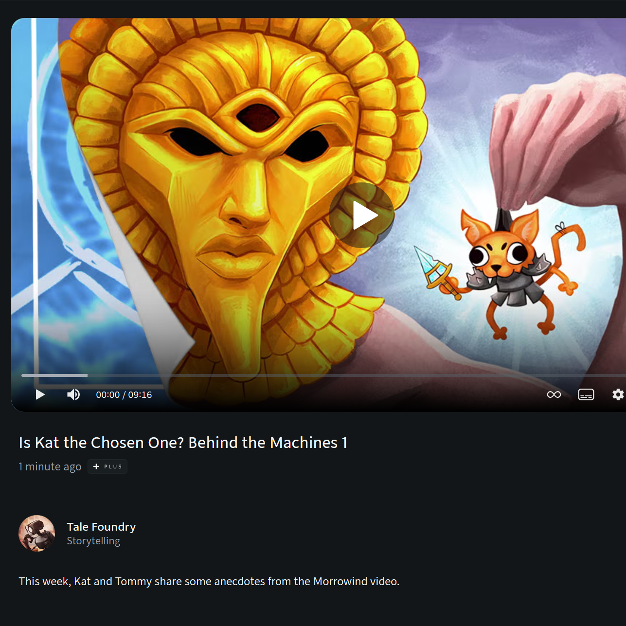 Post from Tale Foundry