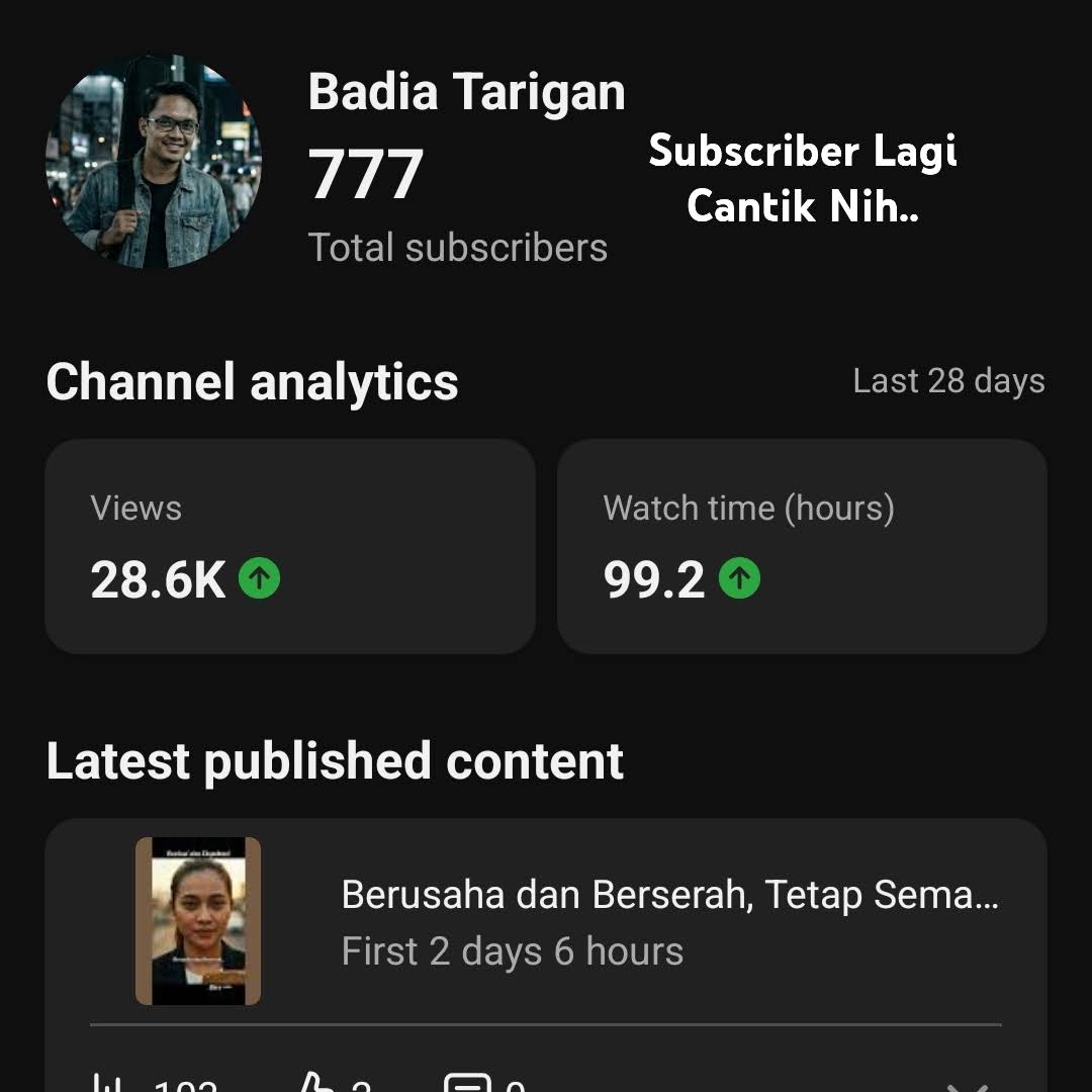 Post from Badia Tarigan