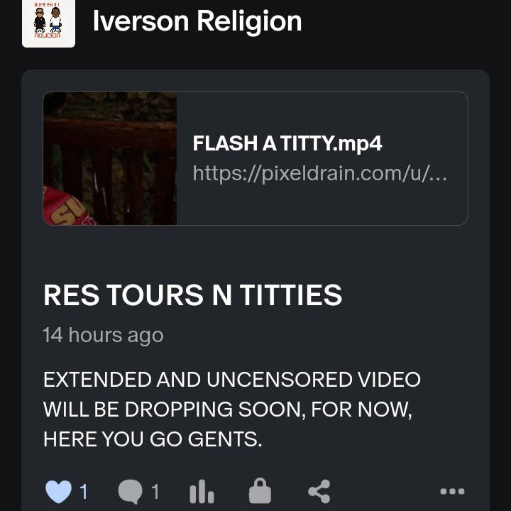Post from iverson religion