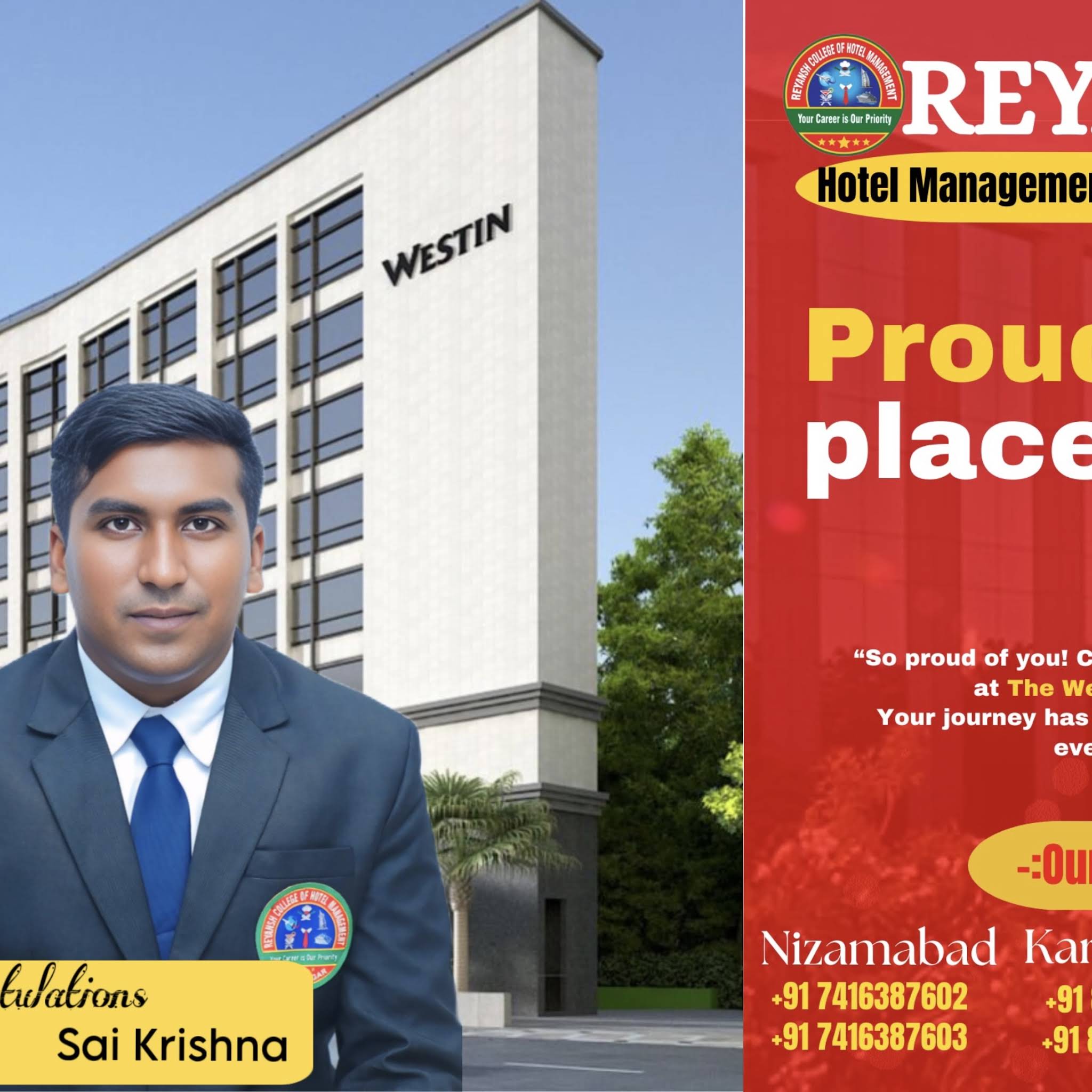Post from REYANSH COLLEGE OF HOTEL MANAGEMENT
