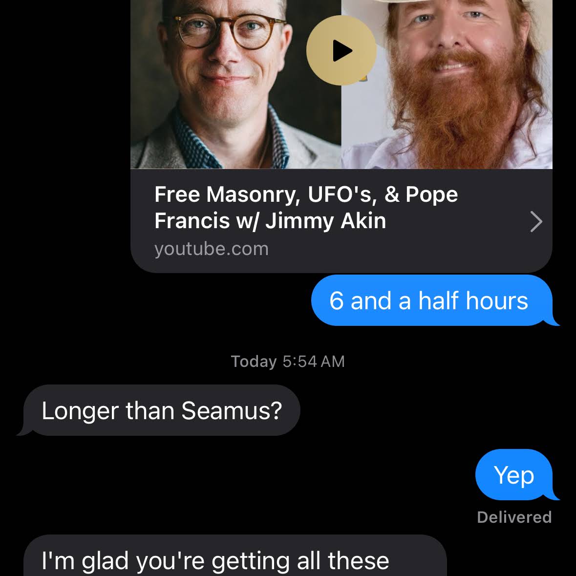 Post from Pints With Aquinas