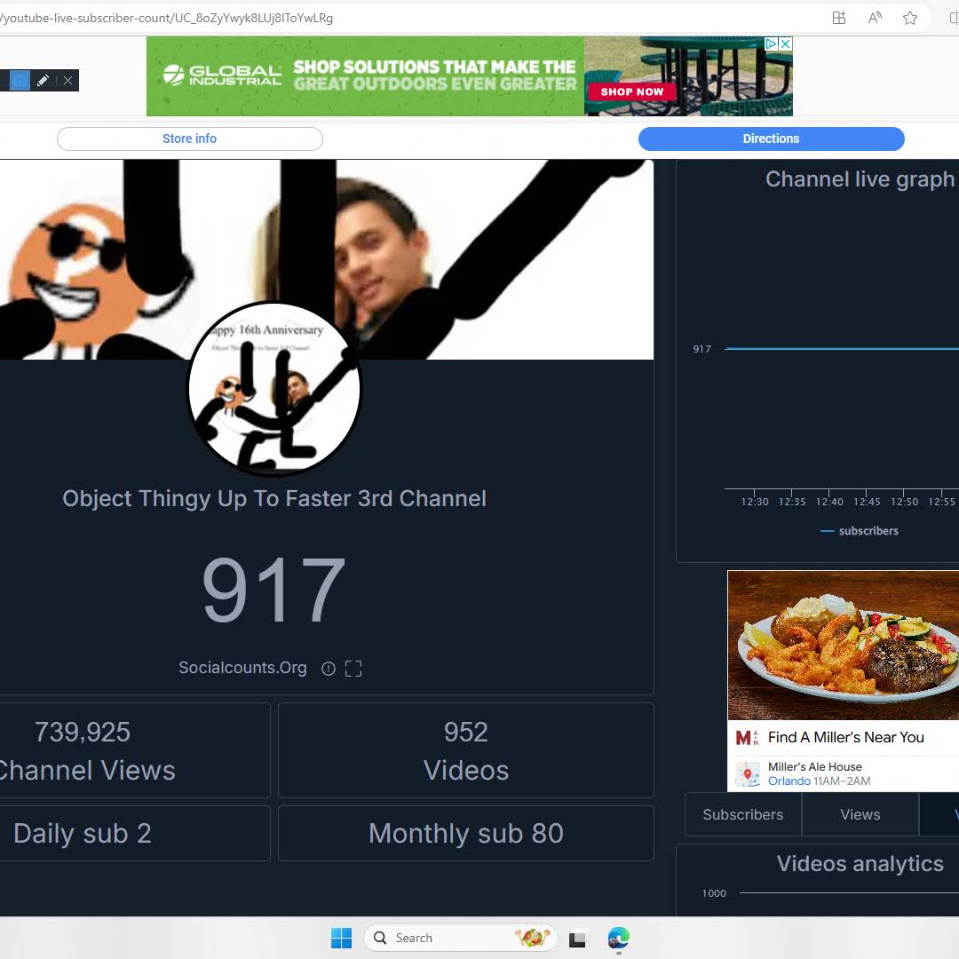 Post from Object Thingy Up To Faster 3rd Channel