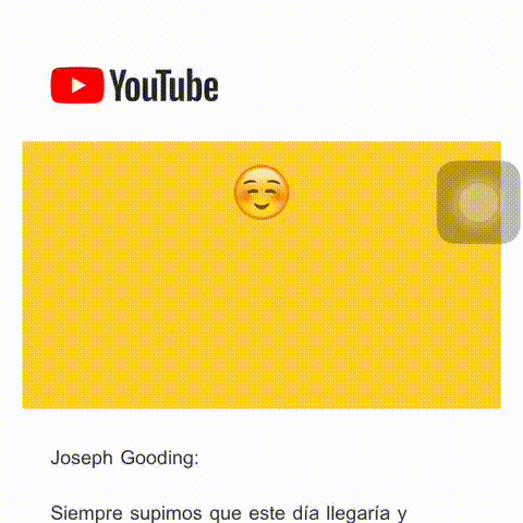 Post from Joseph Gooding