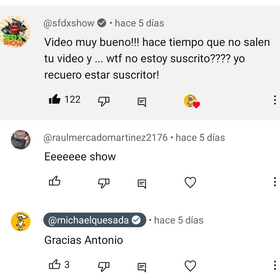 Post from Michael Quesada