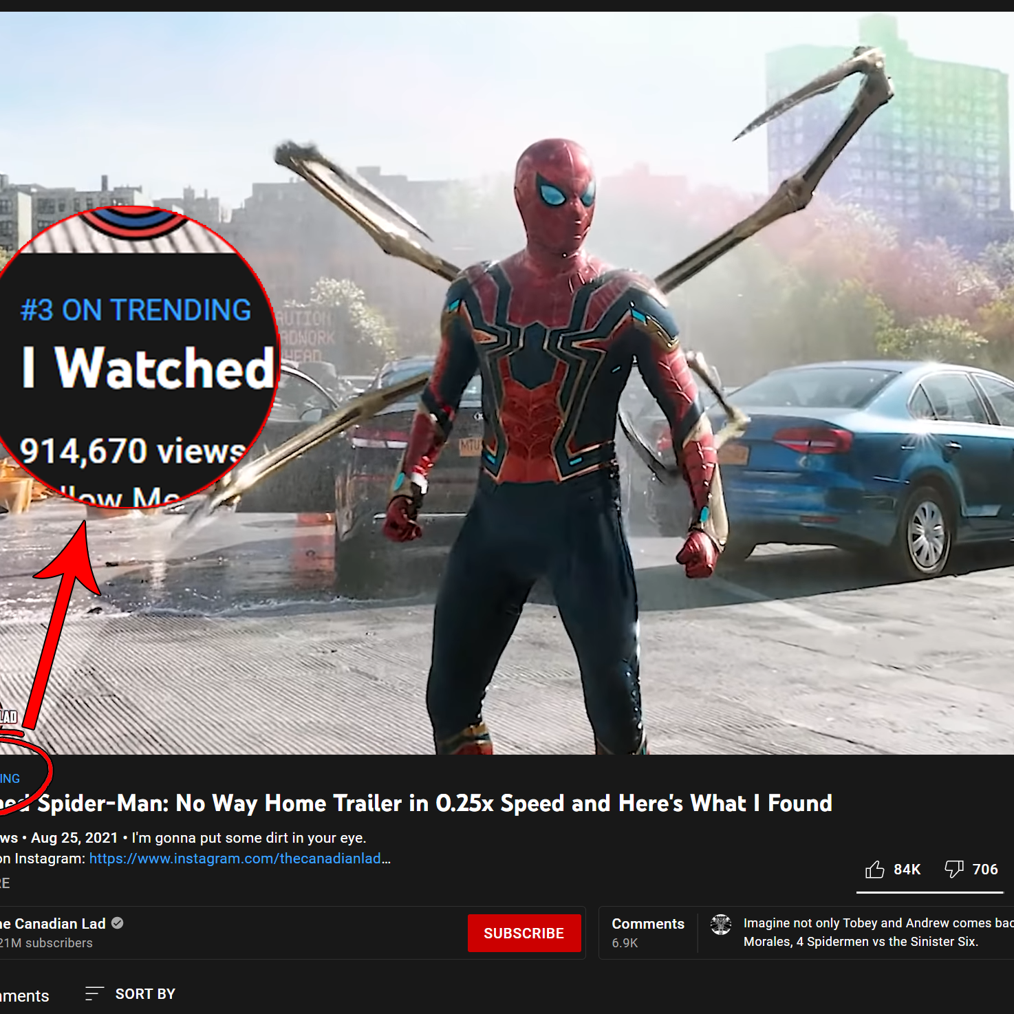 Post from The Canadian Lad