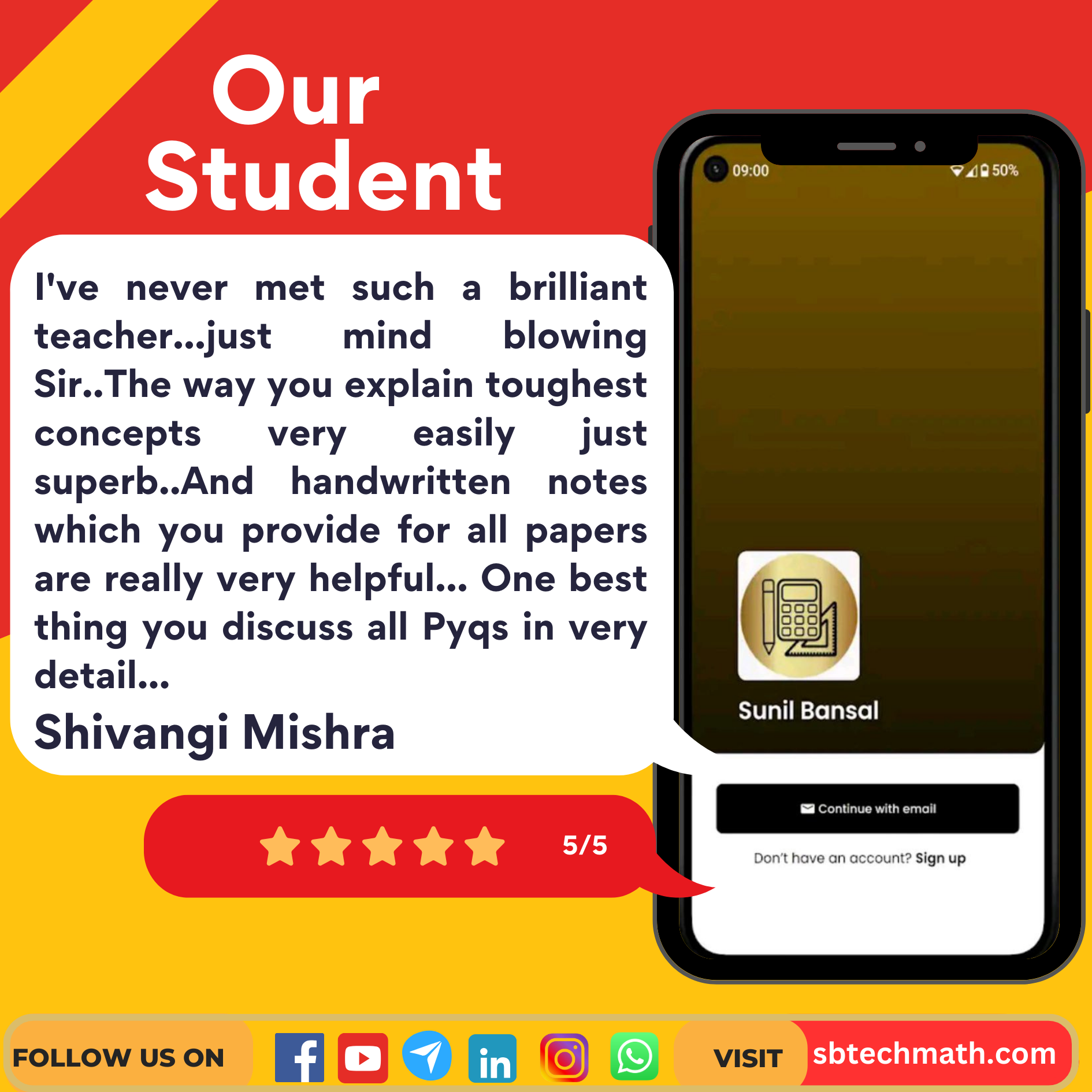 Post from SB TechMath