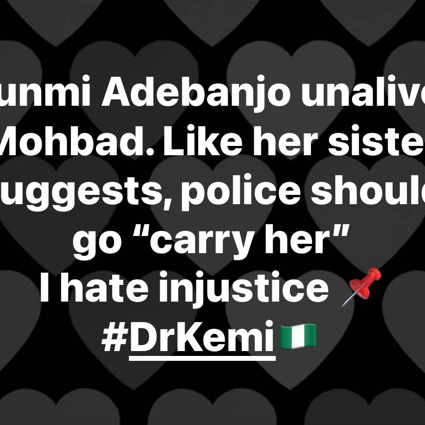 Post from Dr Kemi Ministries