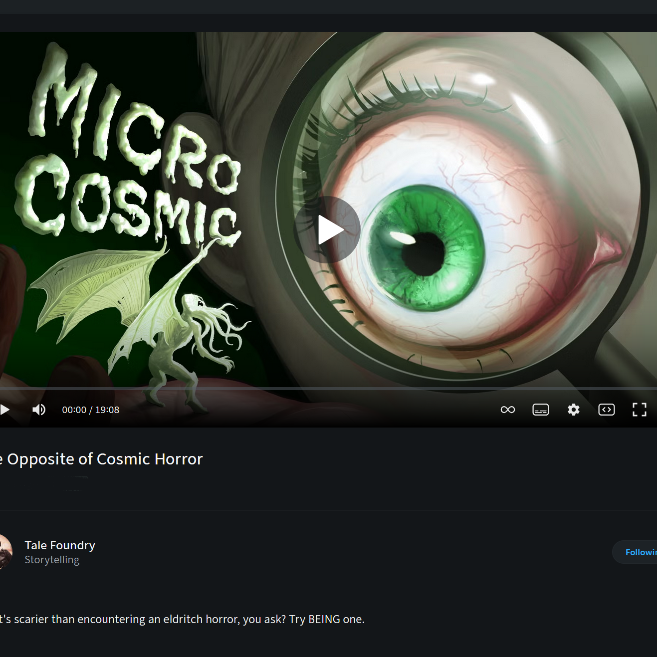 Post from Tale Foundry