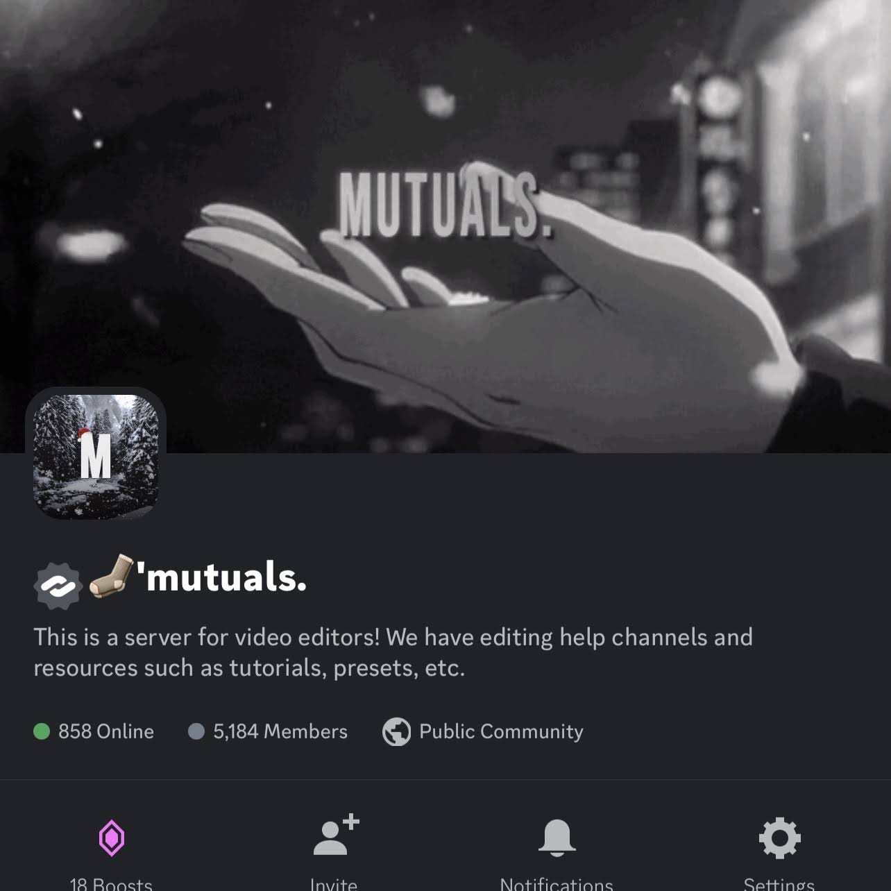 Post from Mutuals
