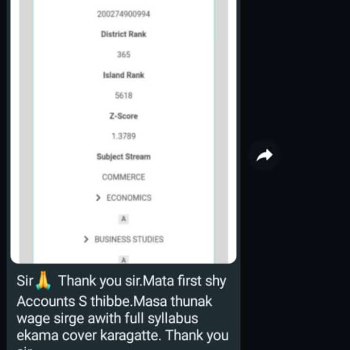 Post from SL ACCOUNTING -Kalum Waduge