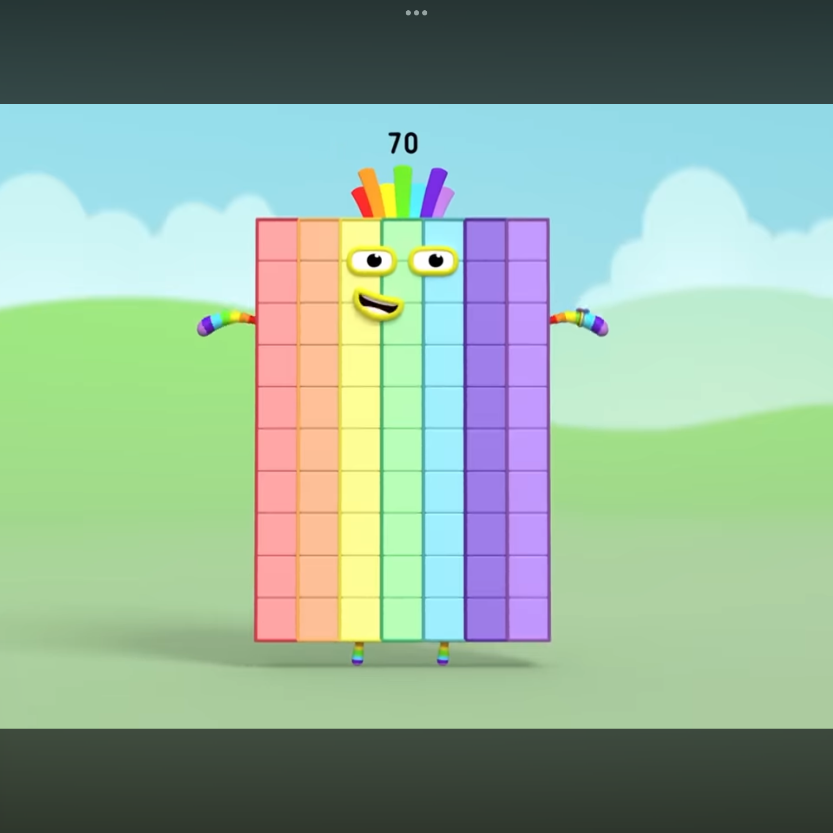 Post from Numberblock 70