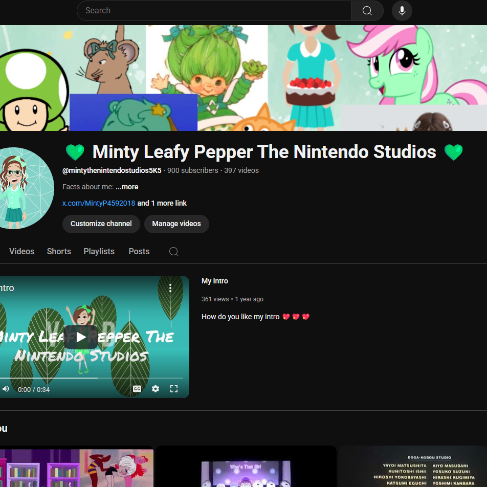 Post from 💚 Minty Leafy Pepper The Nintendo Studios 💚