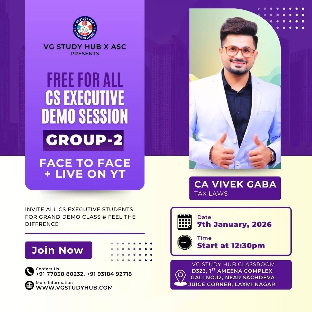 Post from VG Study Hub (CS CA CMA Classes)