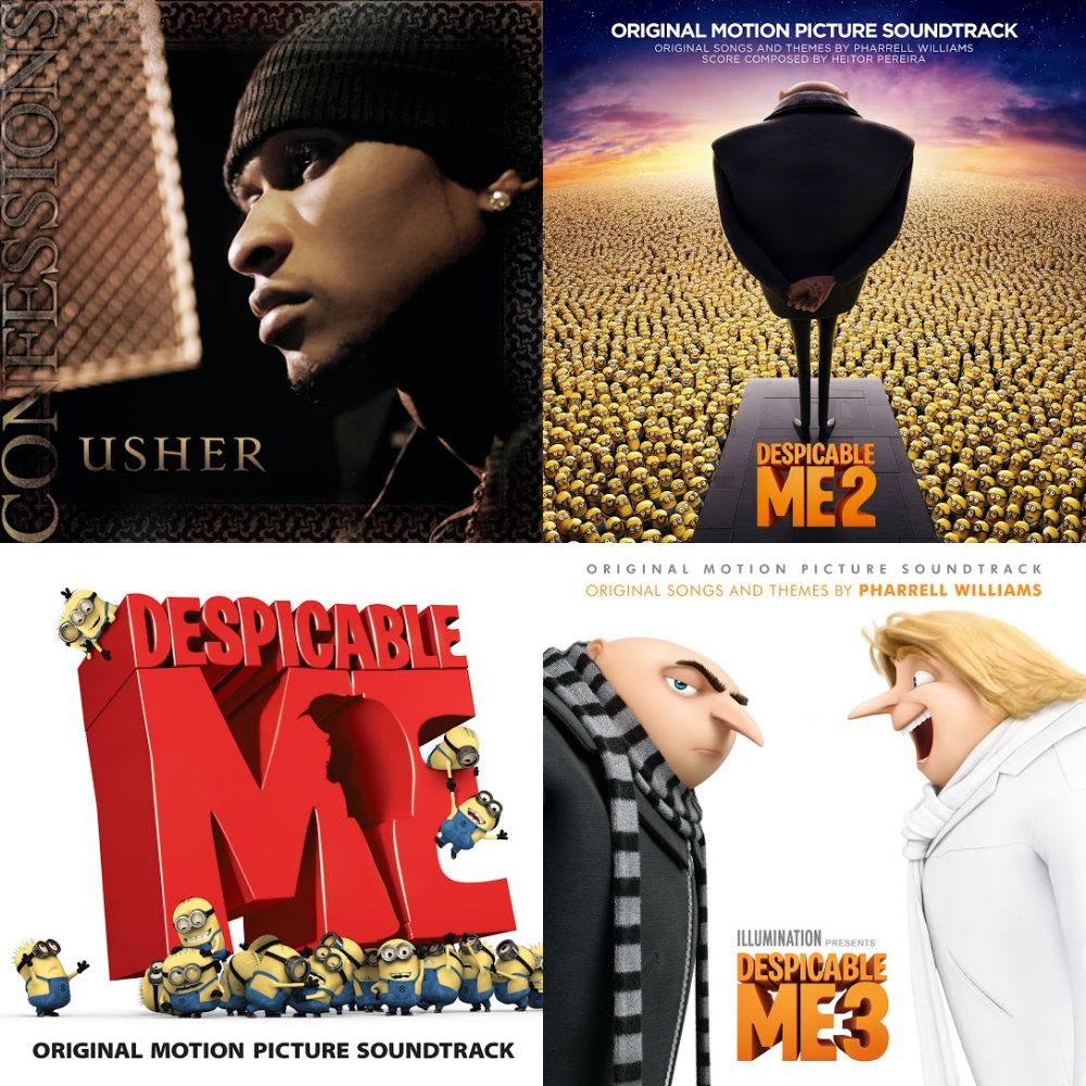 Pharrell Williams songs/music :)