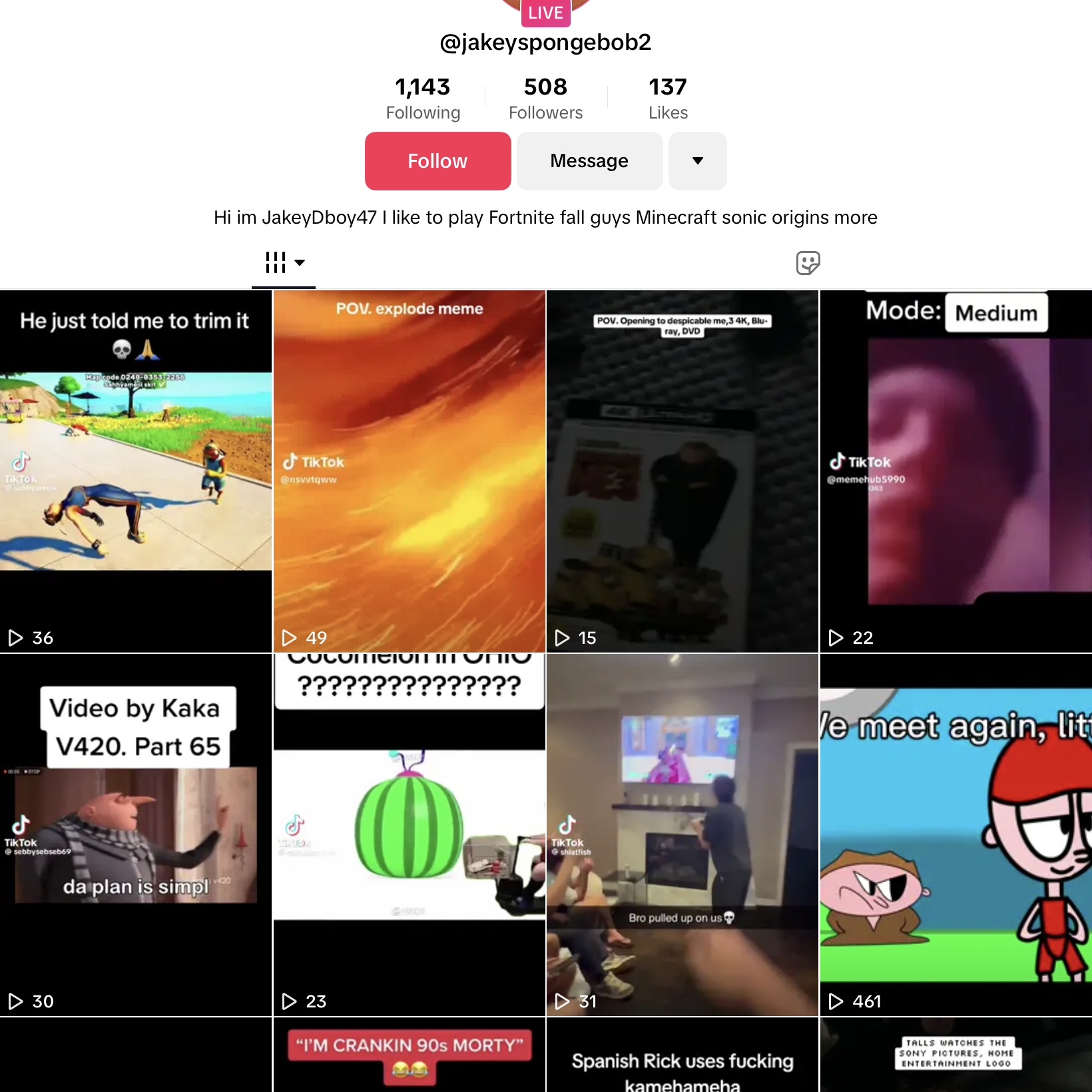 Post from JakeyDboy47