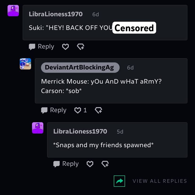 Post from Merrick Mouse