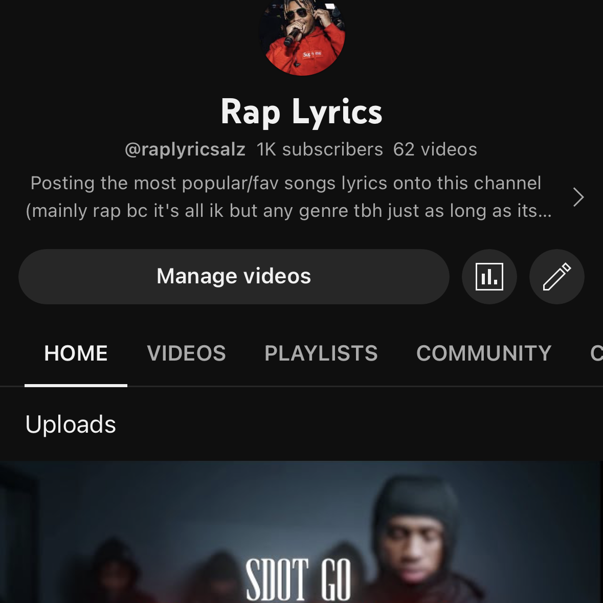 Post from Rap Lyrics