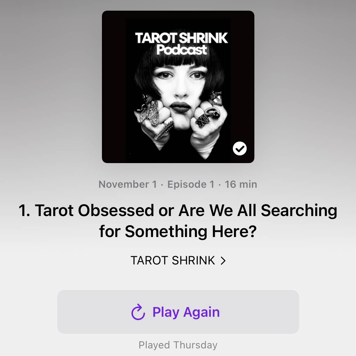 Post from TAROT SHRINK