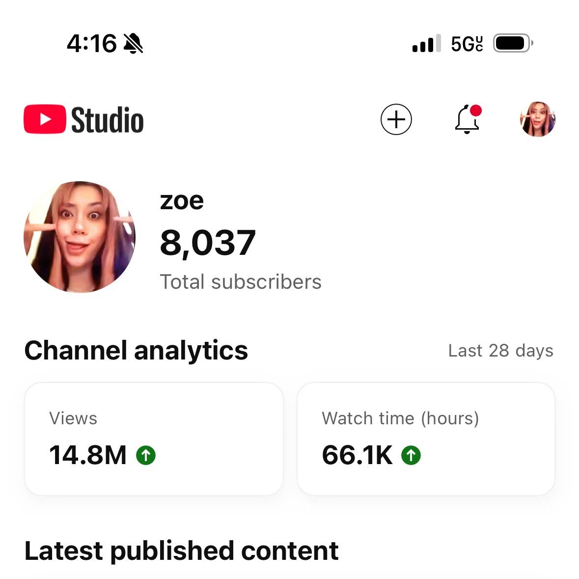 Post from zoe