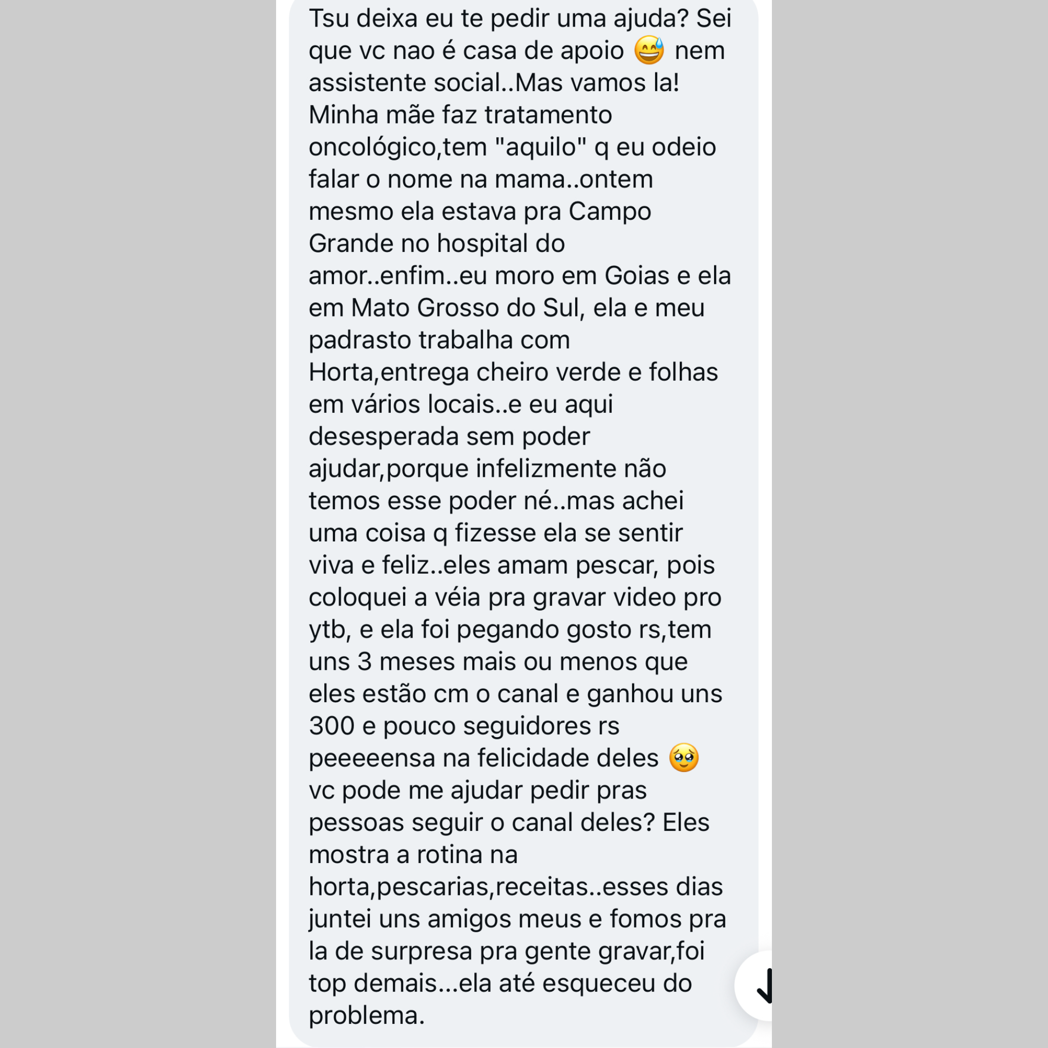 Post from Carolina Tsuyami