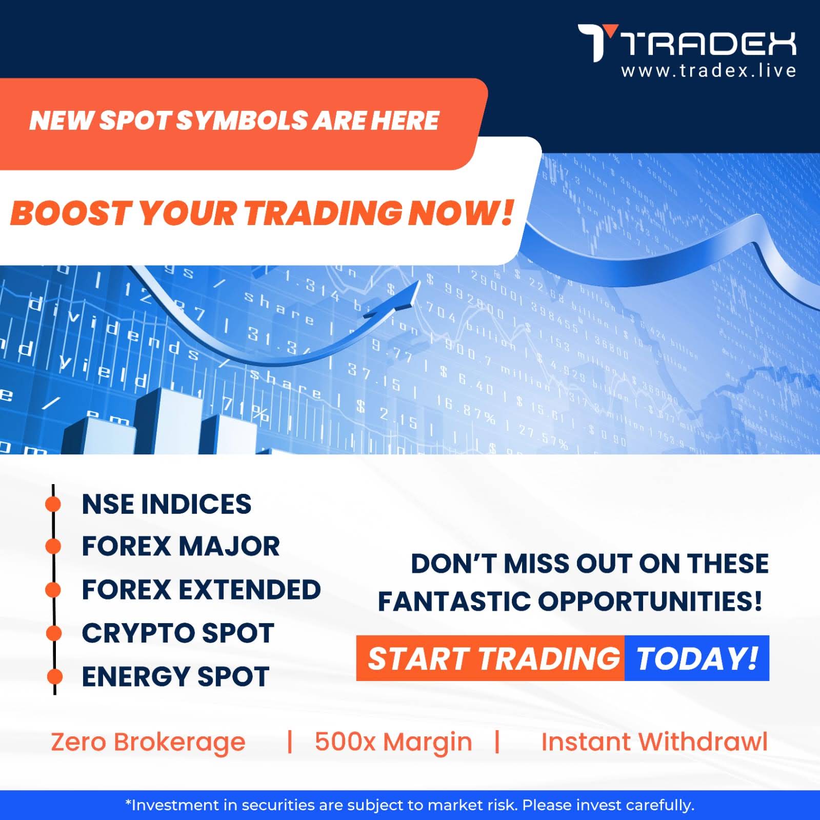 Post from Tradex live