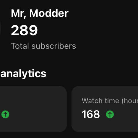 Post from Mr, Modder