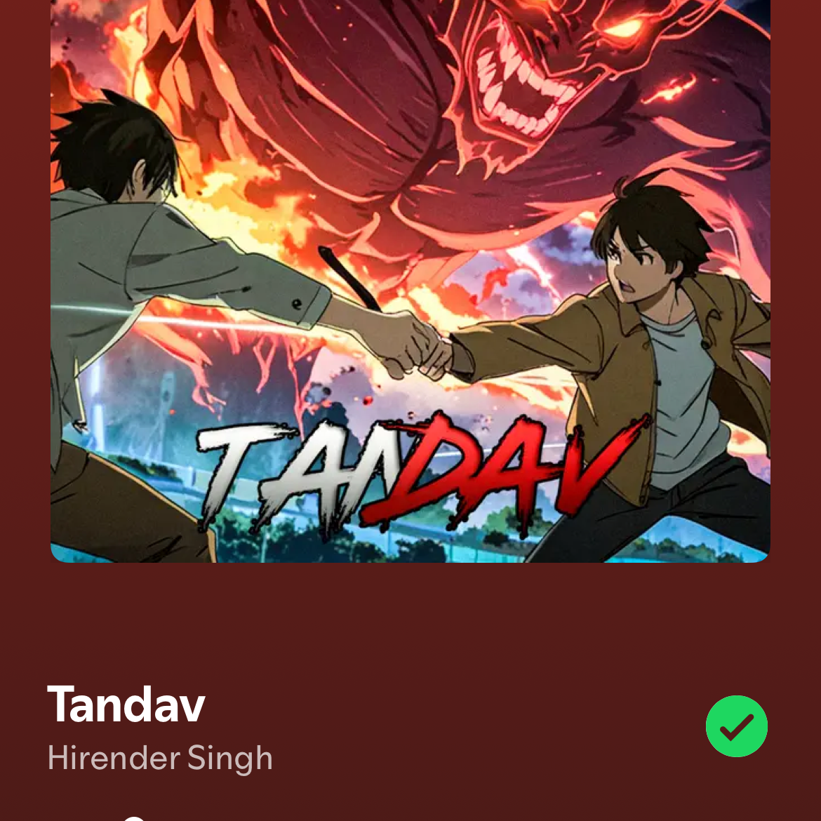 Post from Tandav Anime