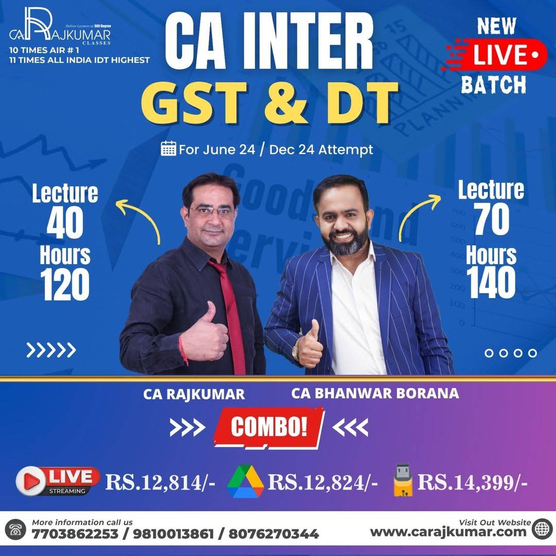 Post from CA RAJKUMAR CLASSES