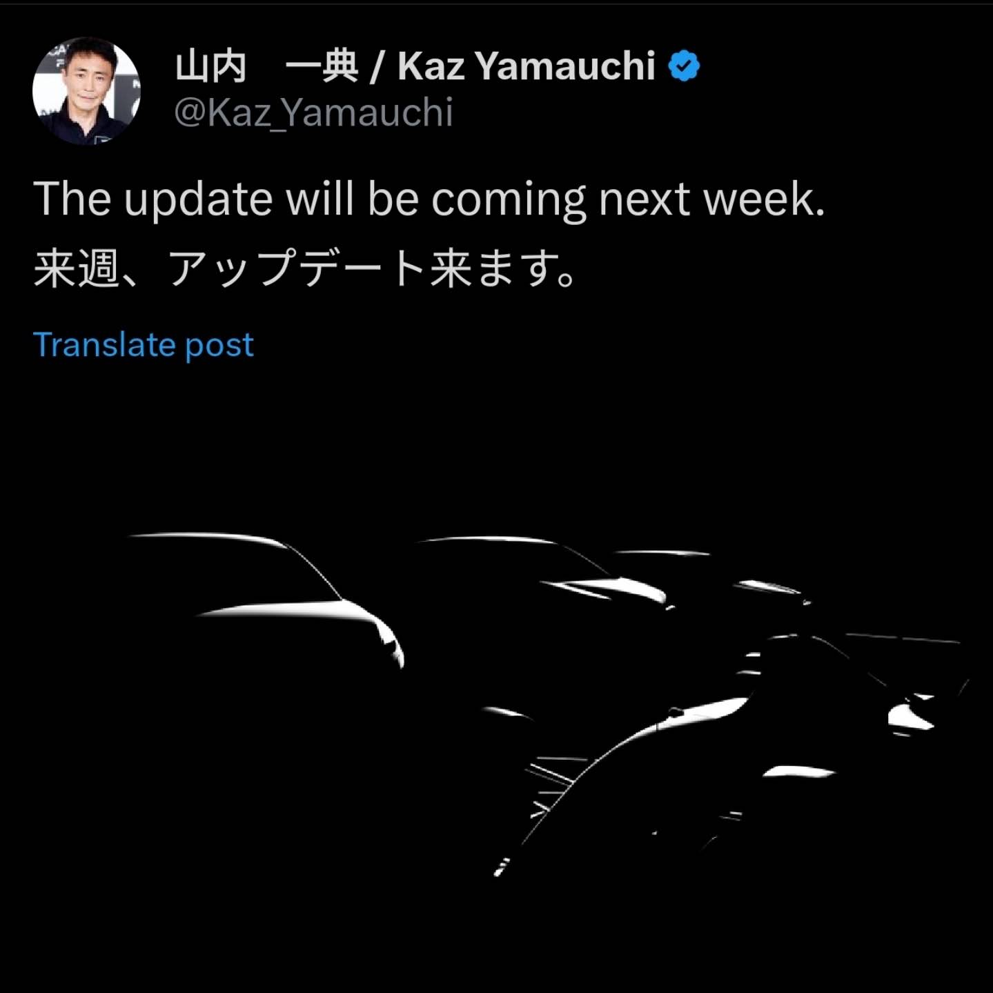 Post from GT7_LogitechG