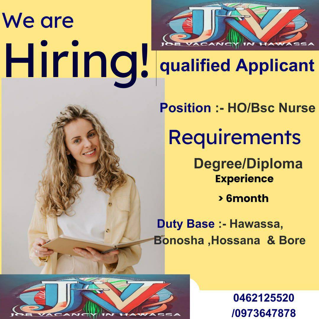 Post from job vacancy in hawassa