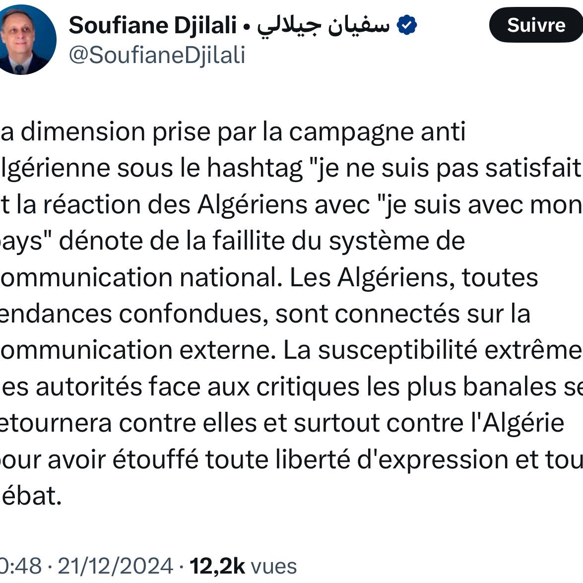 Post from Oualid KEBIR - وليد كبير