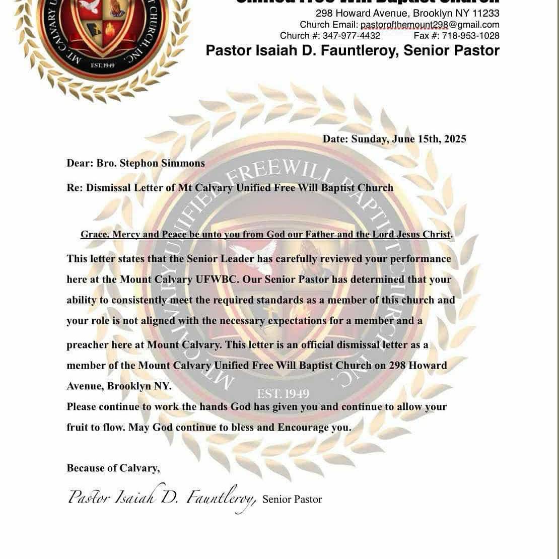 Post from William McCray