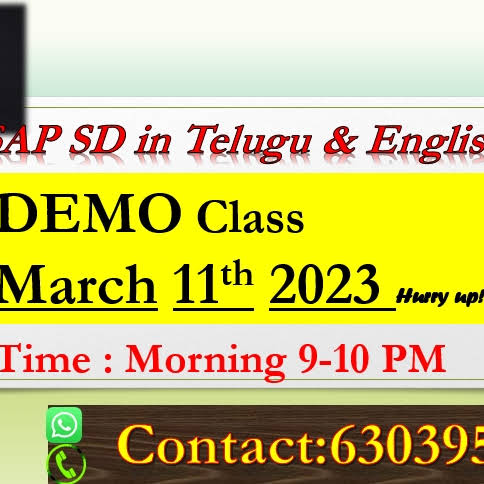 Post from NAG SAP SD in Telugu