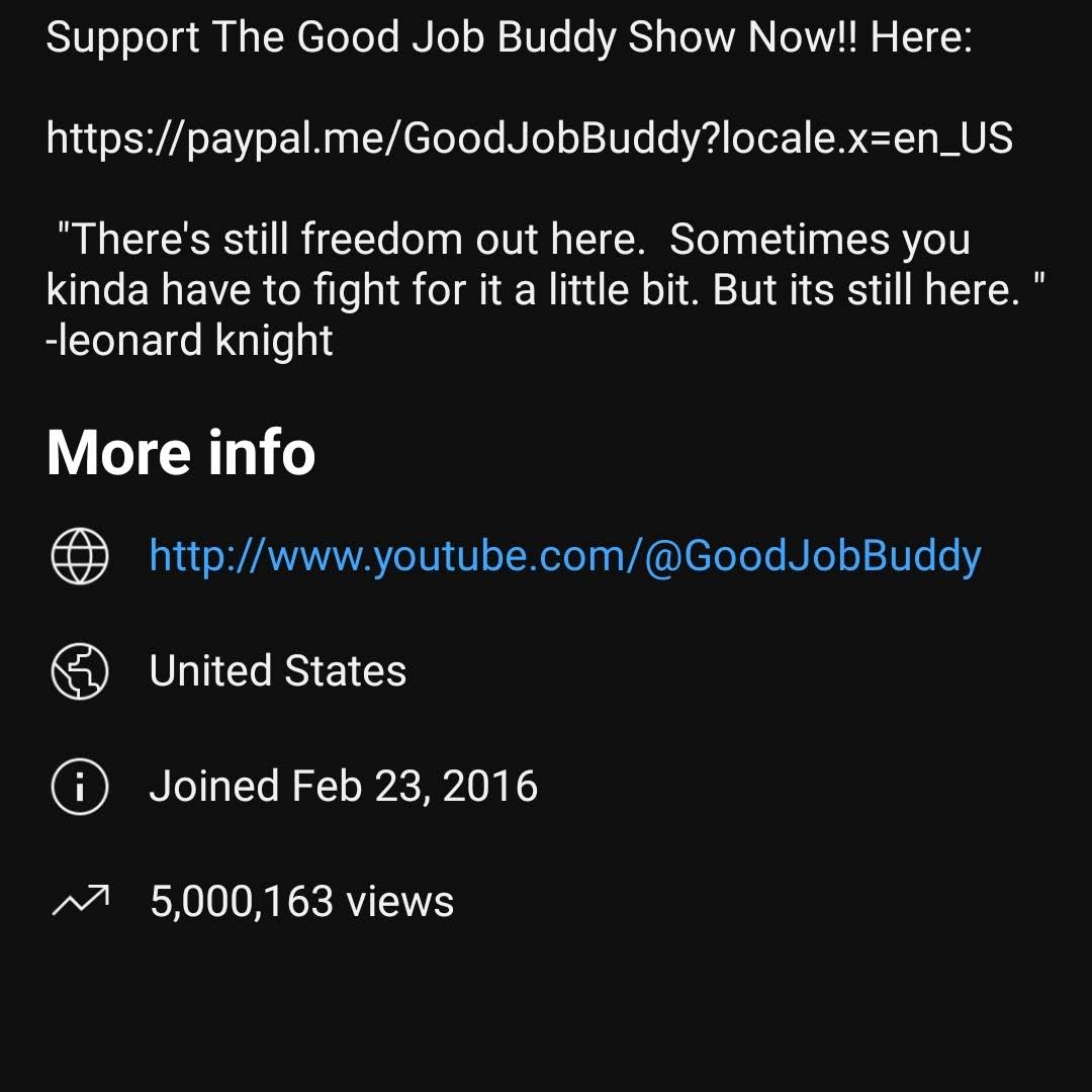 Post from Good Job Buddy