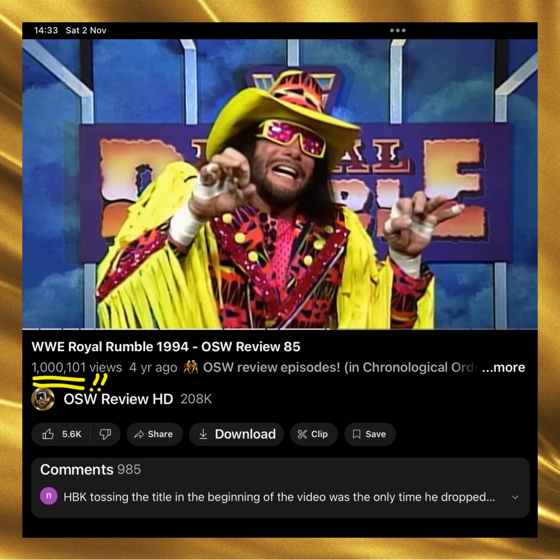 Post from OSW Review HD