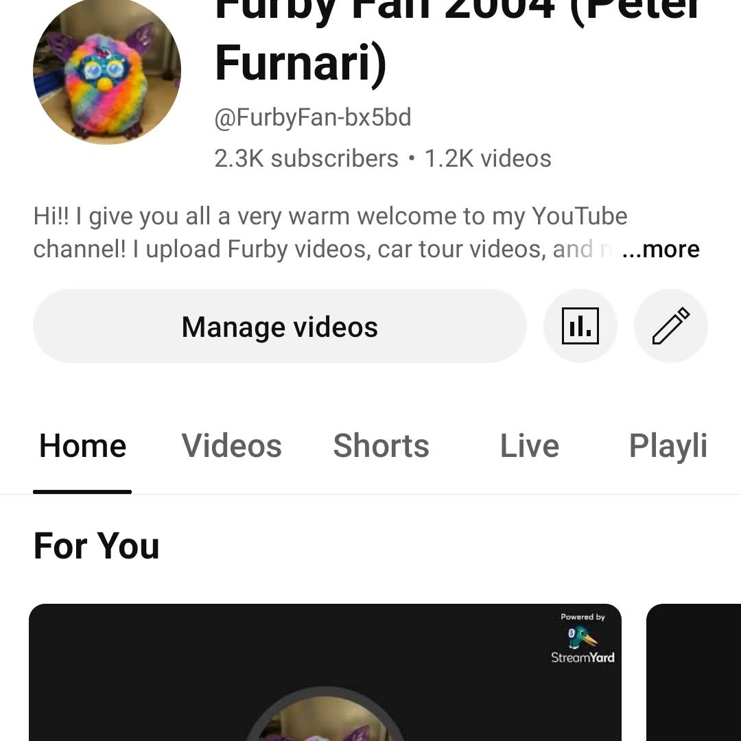 Post from Furby Fan 2004 (Peter Furnari)